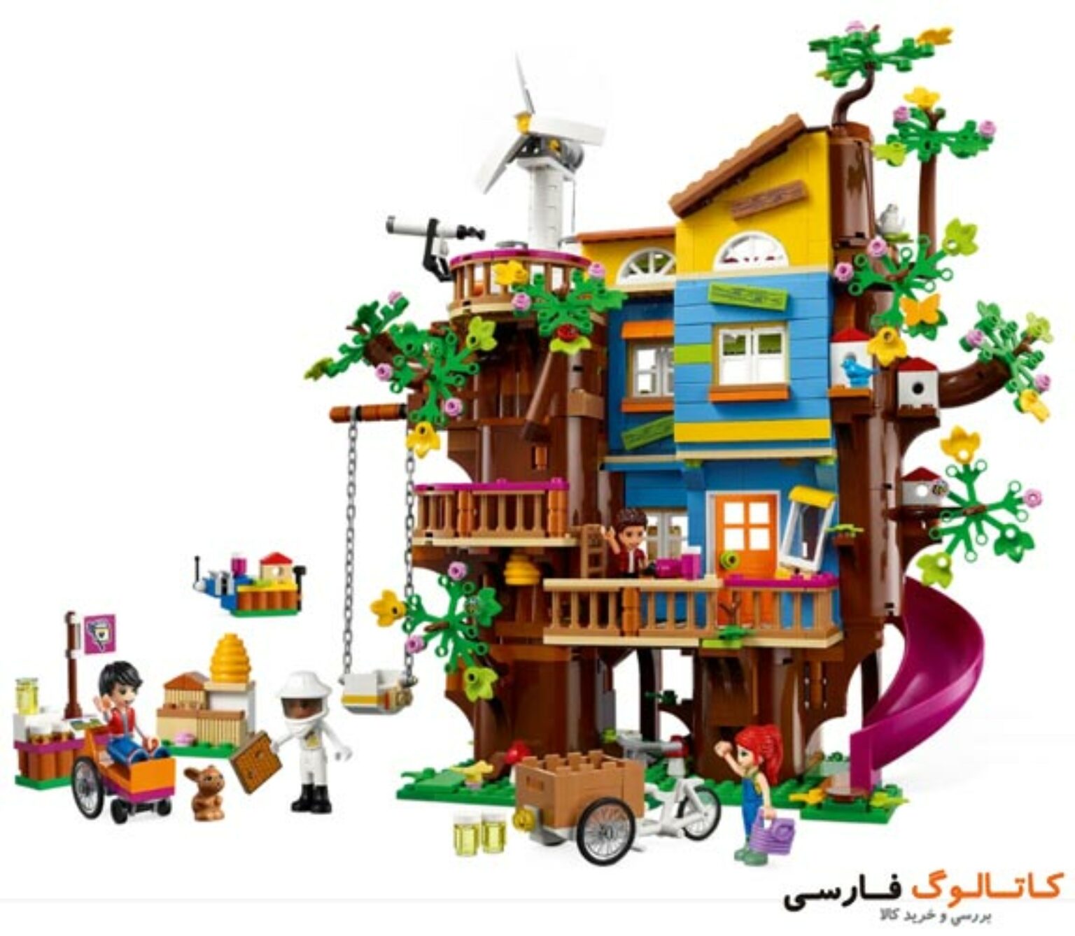 لگو 41703 خونه درختی فرندز Friendship Tree House | کاتالوگ فارسی